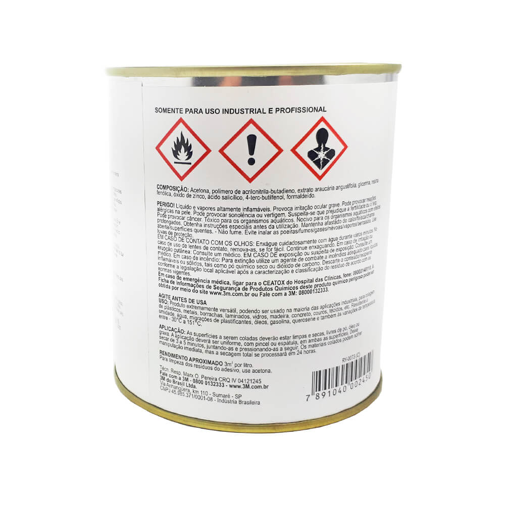 Adesivo Industrial 3M EC 847 499972 Nitrilico 800G - Elastobor
