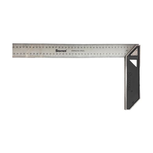 Esquadro Starrett Aco Inox com Cabo Aluminio N° 53 14" 35 CM - Elastobor