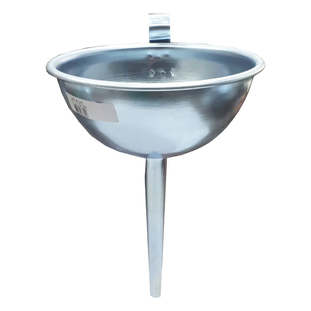 Funil de Metal Grande Lubefer Uso Geral - Elastobor