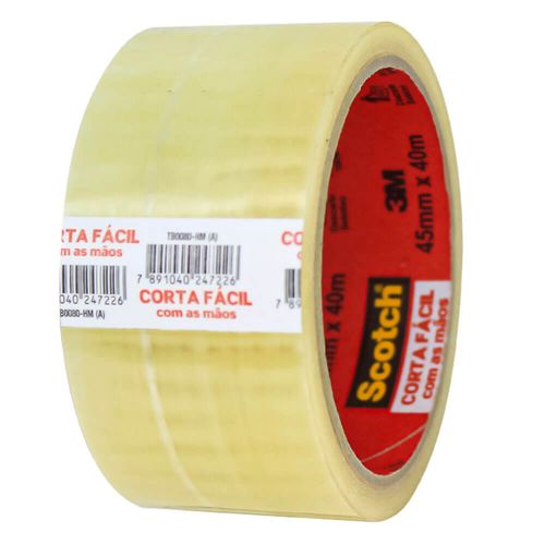 Fita Adesiva 3M Scotch Corta Facil 45mmX40Mts - Elastobor