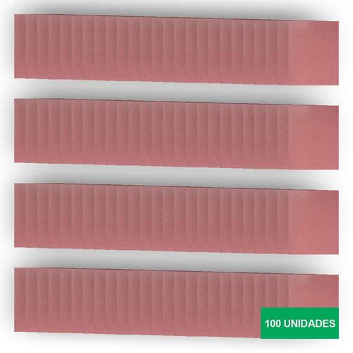 Lixa Massa/Madeira 3M 230U Grão P180 225 X 275 Kit Com 100UN - Elastobor