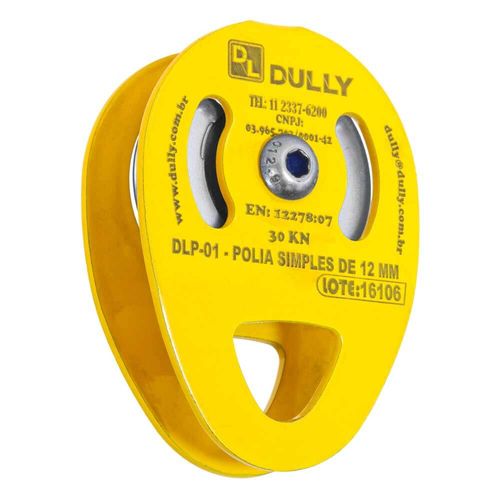 Polia Simples Dully DLP-01 em Aço 12MM - Elastobor