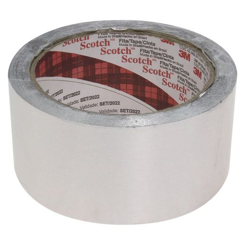 Fita Adesiva 3M Alumínio Scotch 419 50MM x 30M - Elastobor