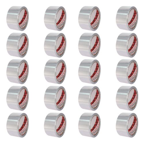 Fita Adesiva 3M Alumínio Scotch 419 50MM x 30M Kit com 20 UN - Elastobor