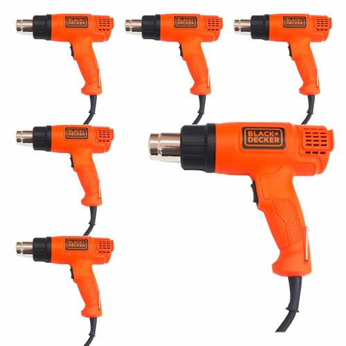 Soprador Térmico Black Decker HG1500 1500W 220V Kit com 6UN - Elastobor