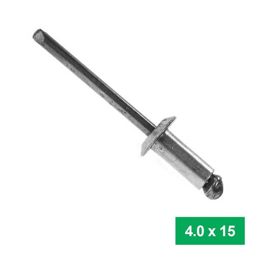 Rebite de Repuxo Elastobor Alumínio/Aço 4,0X15MM - Elastobor